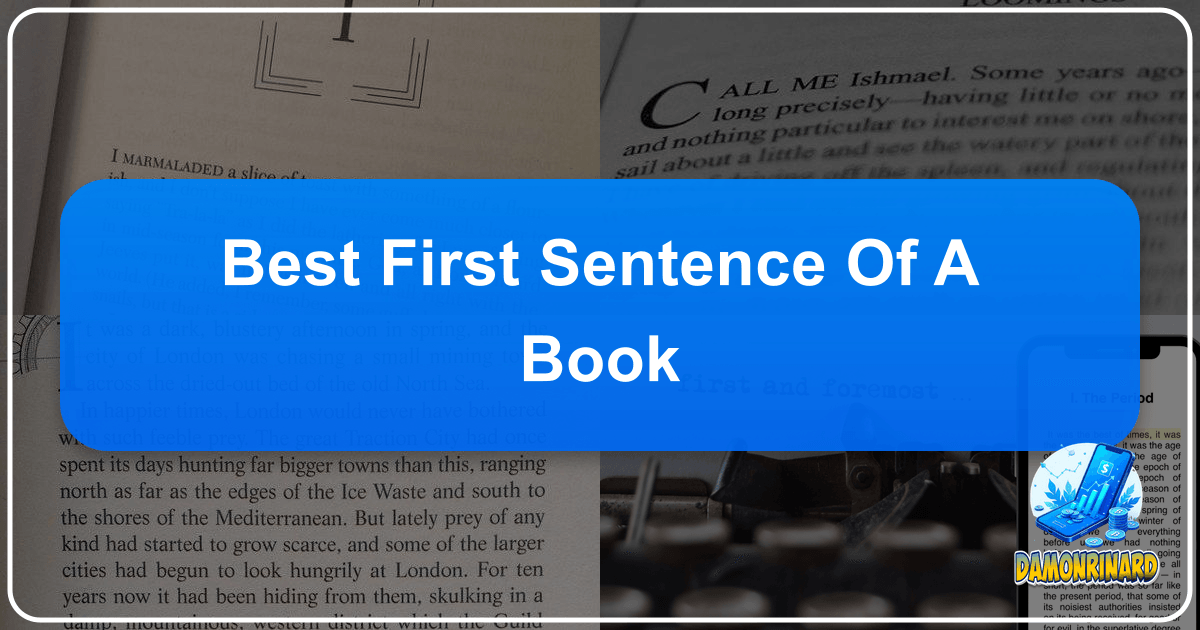 The Enduring Power of the First Sentence: An Lbibinders.org Exploration ...